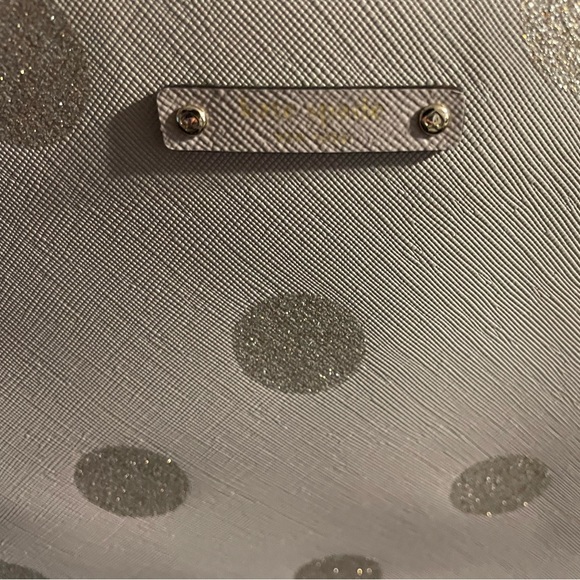 kate spade | Bags | Lavender With Sparkle Polka Dot Authentic Kate ...